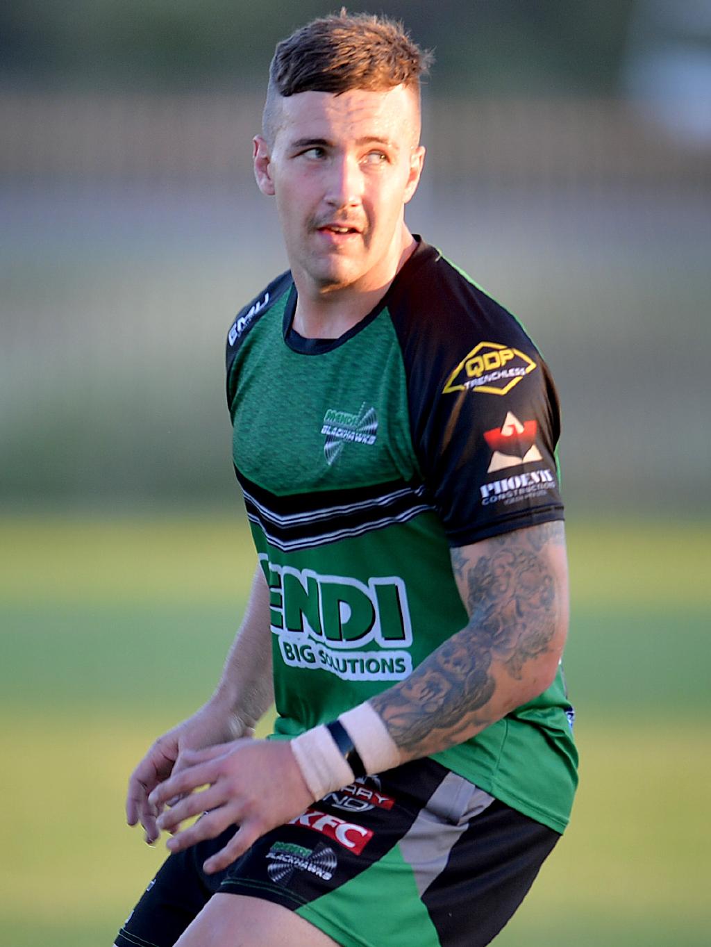 Boyce on an NRL mission with Blackhawks